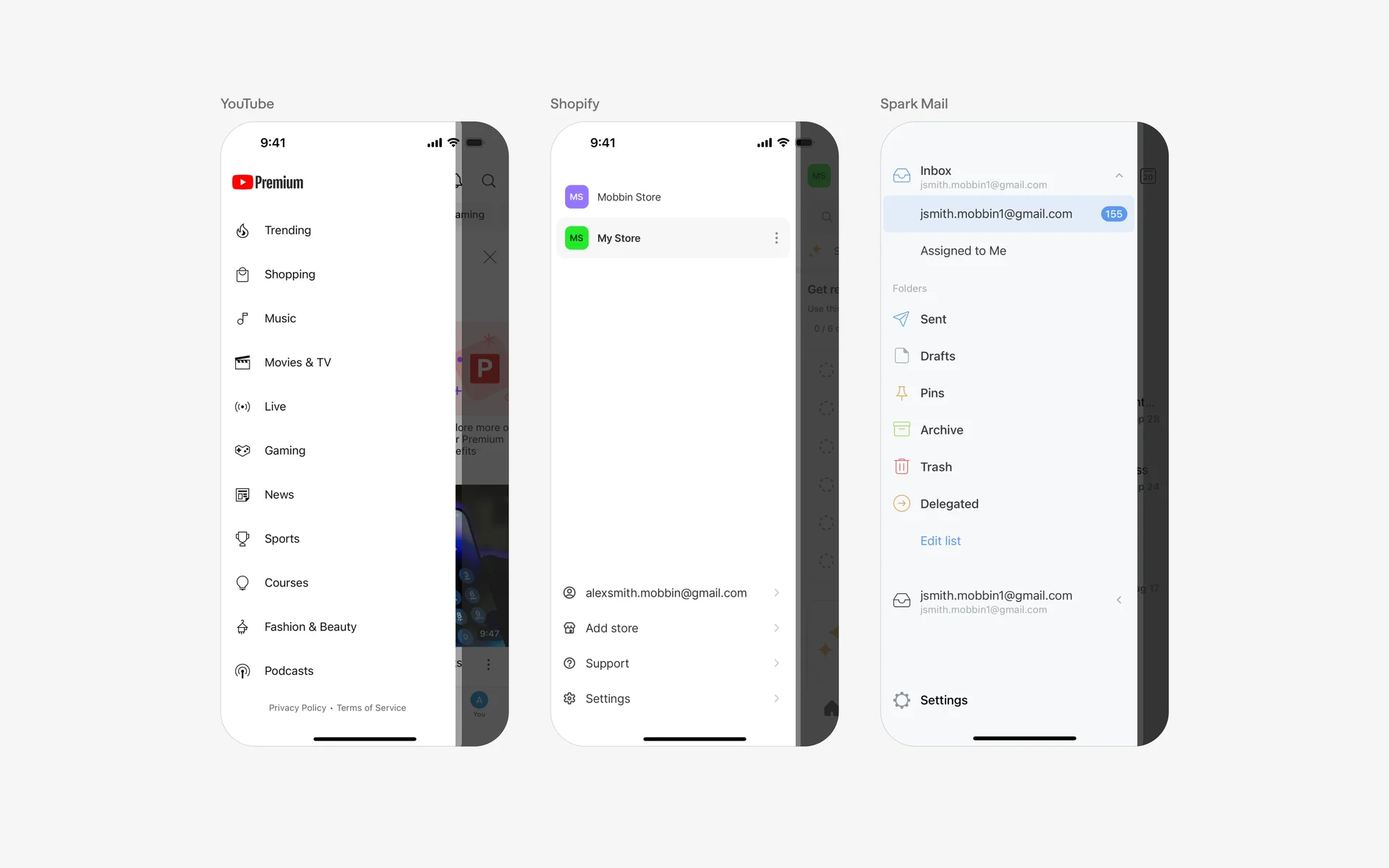 Sidebar UI Design: Best practices, Design variants & Examples | Mobbin