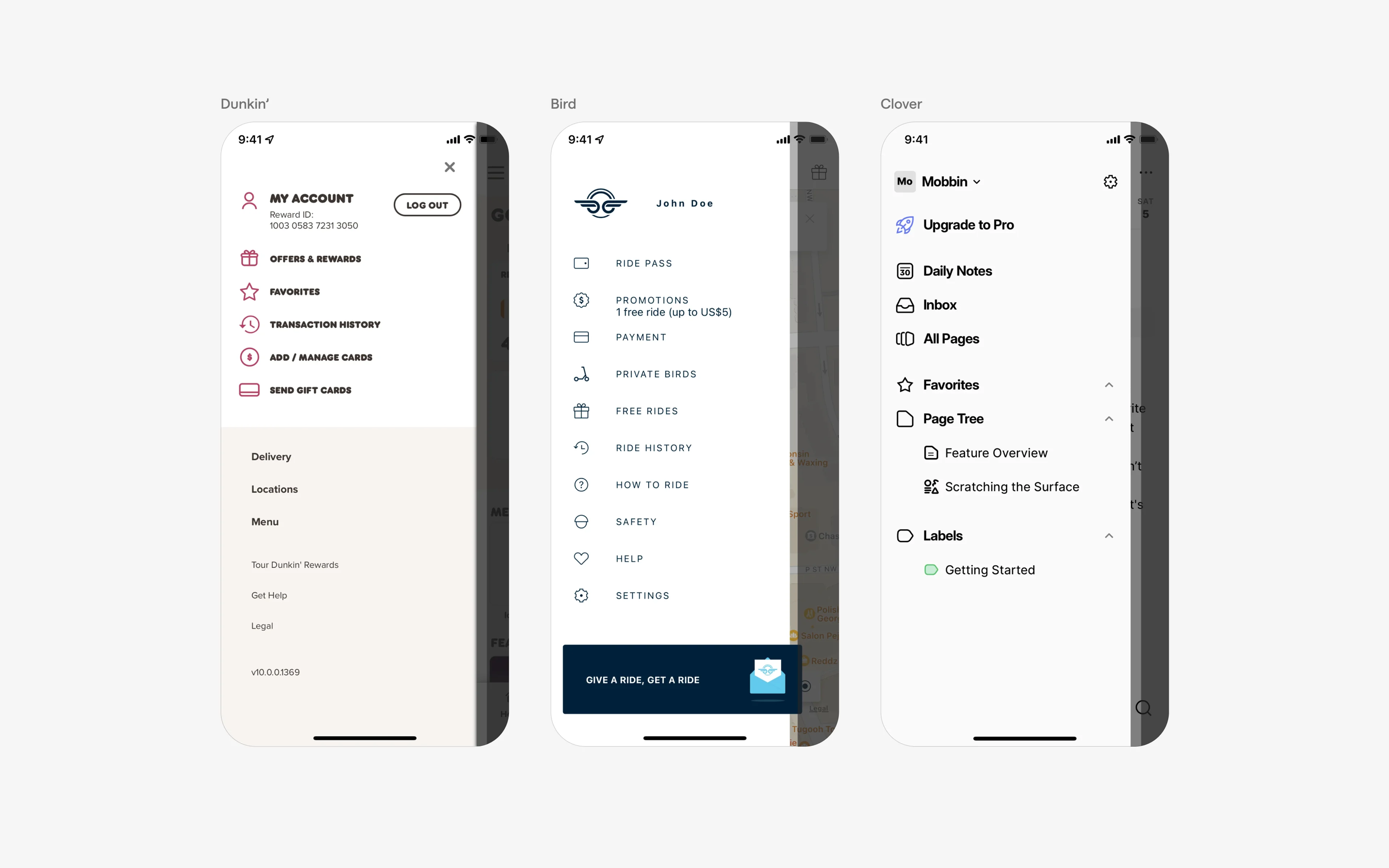 Sidebar UI Design: Best practices, Design variants & Examples | Mobbin