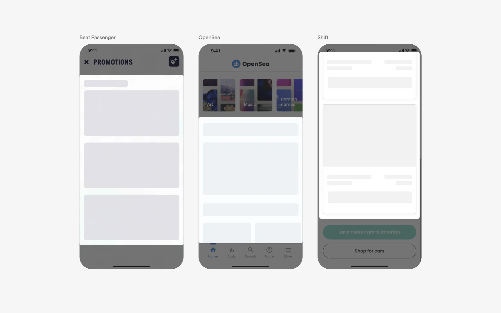 Skeleton UI Design: Best practices, Design variants & Examples | Mobbin