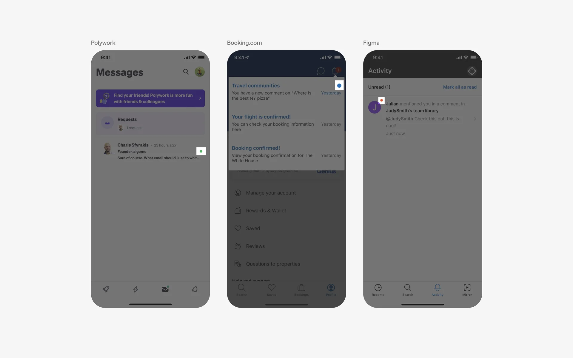 Status Dot UI Design: Best practices, Design variants & Examples | Mobbin