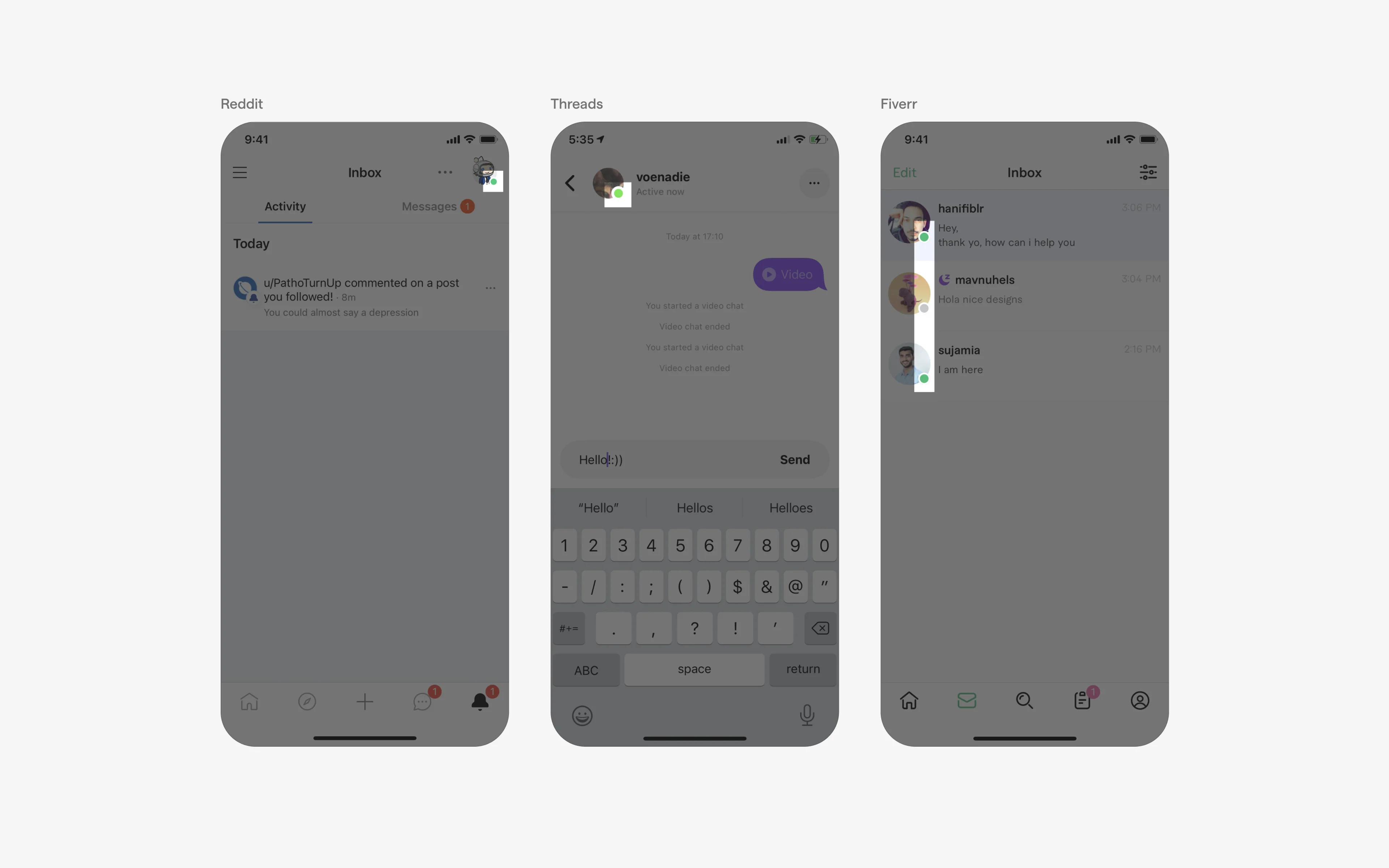 Status Dot UI Design: Best practices, Design variants & Examples | Mobbin