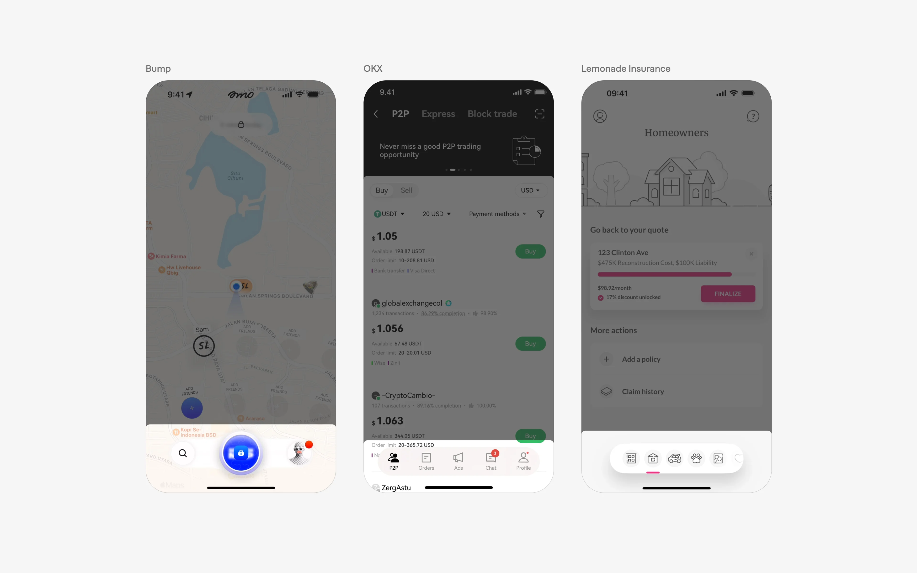 Tab Bar UI Design: Best practices, Design variants & Examples | Mobbin