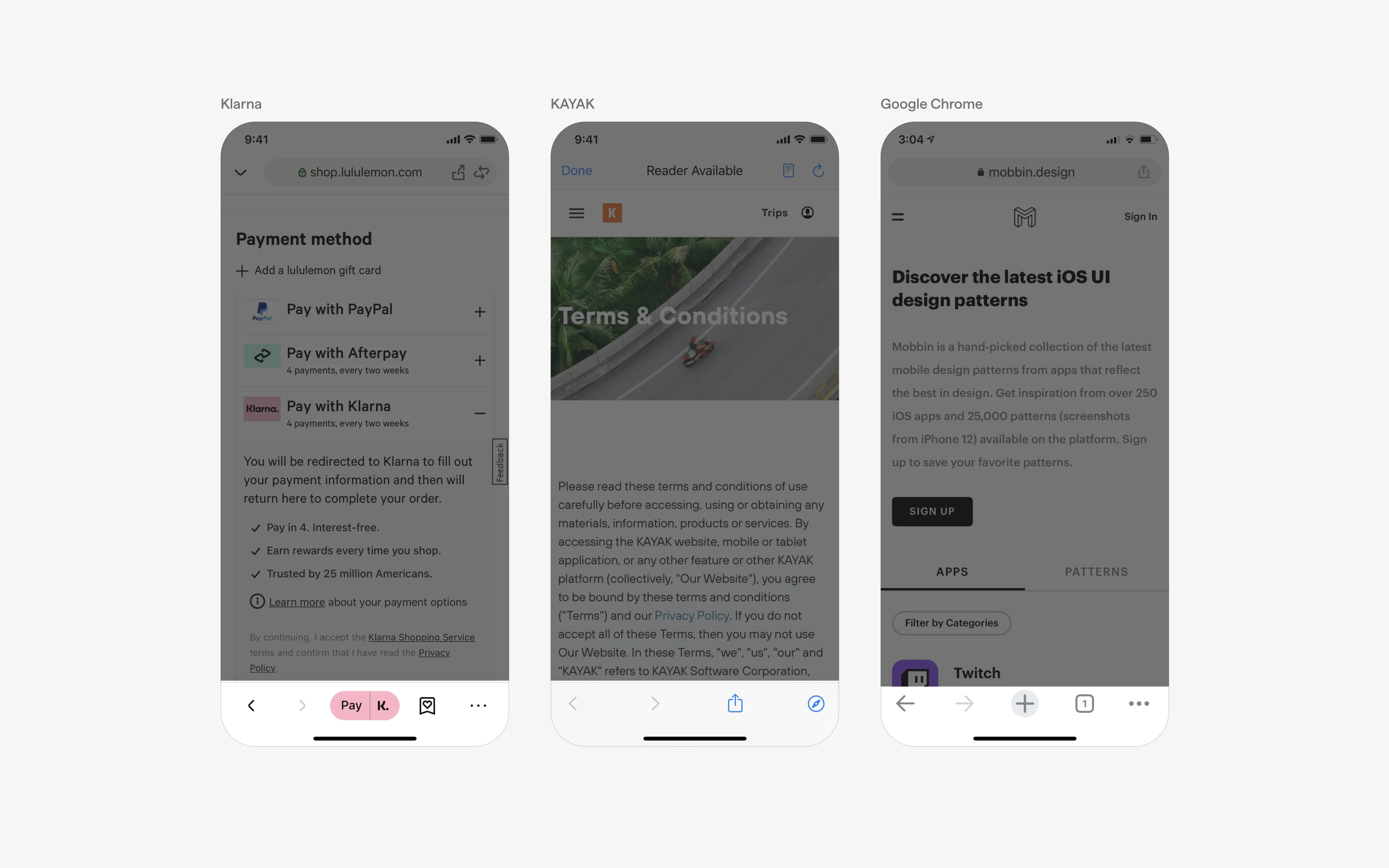 Tab Bar UI Design: Best practices, Design variants & Examples | Mobbin