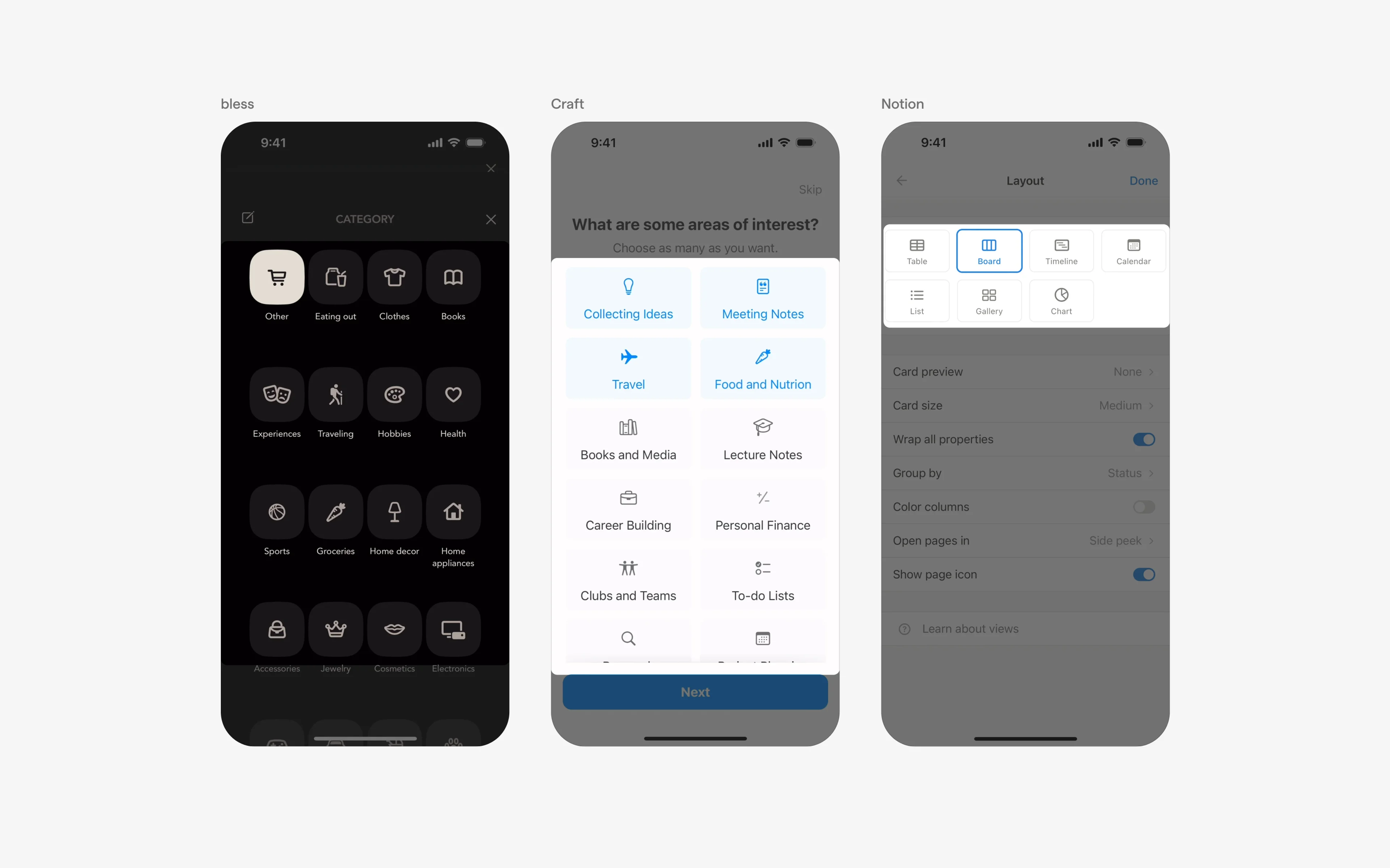 Tile UI Design: Best practices, Design variants & Examples | Mobbin
