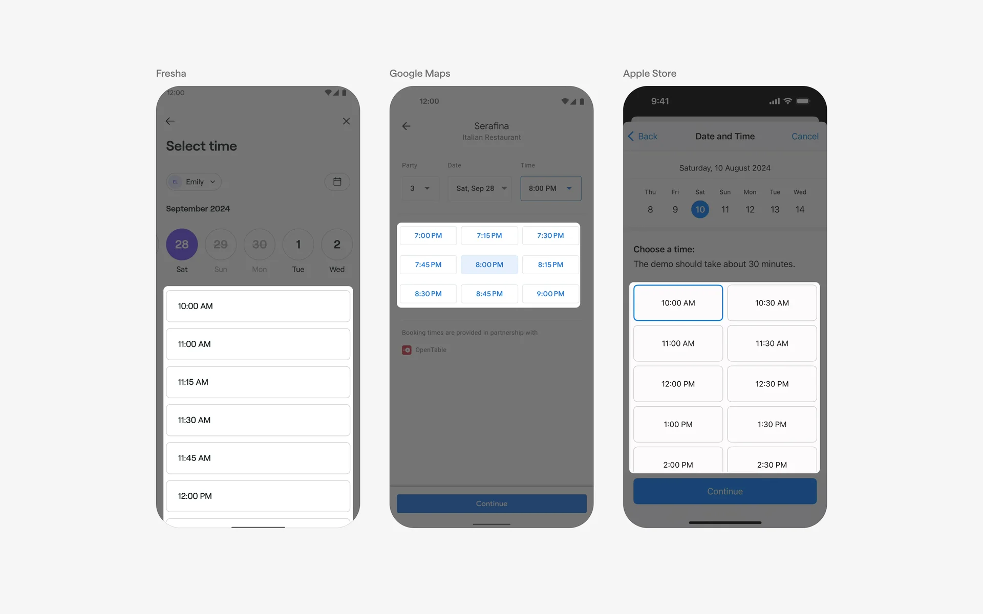 Time Picker UI Design: Best practices, Design variants & Examples | Mobbin