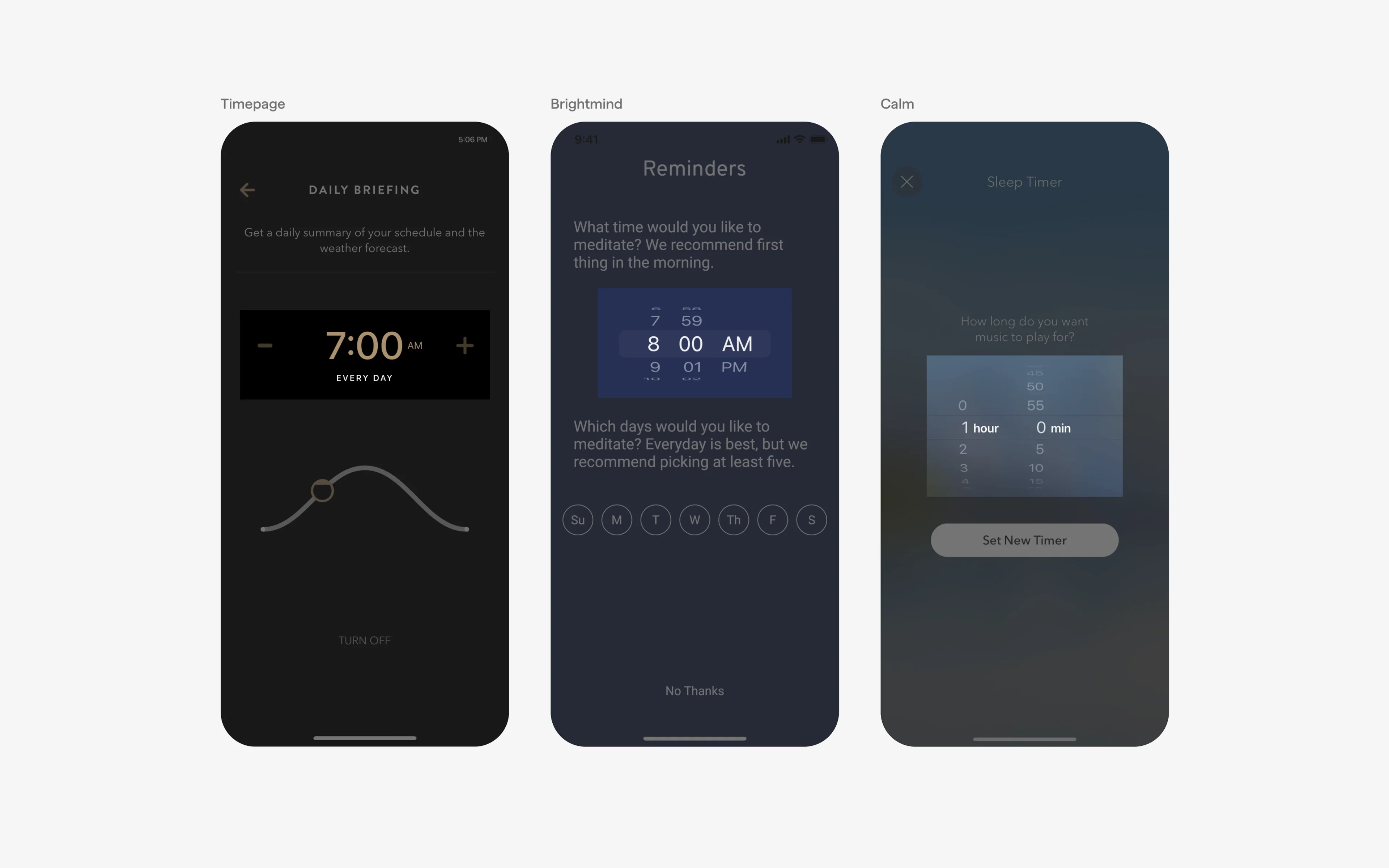 Time Picker UI Design: Best practices, Design variants & Examples | Mobbin