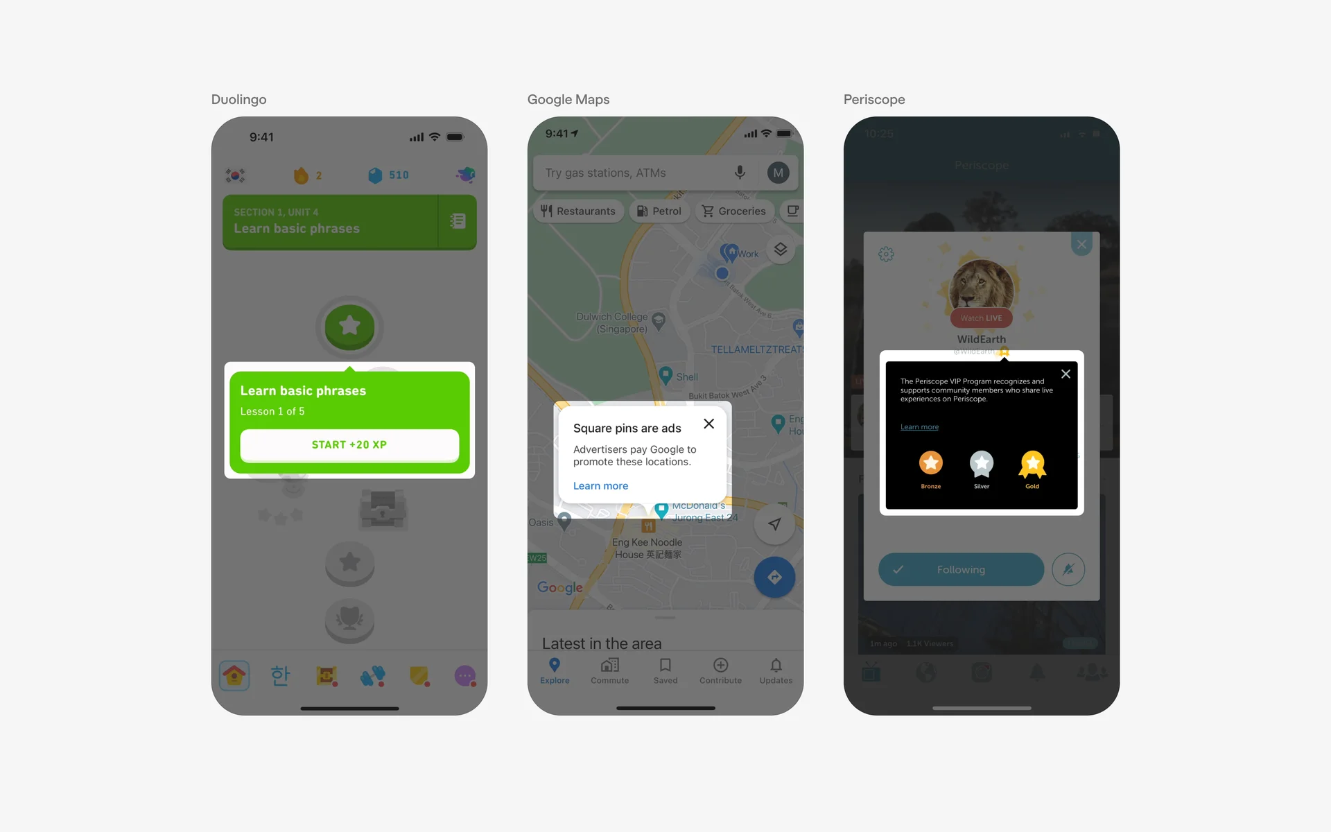 Tooltip UI Design: Best practices, Design variants & Examples | Mobbin