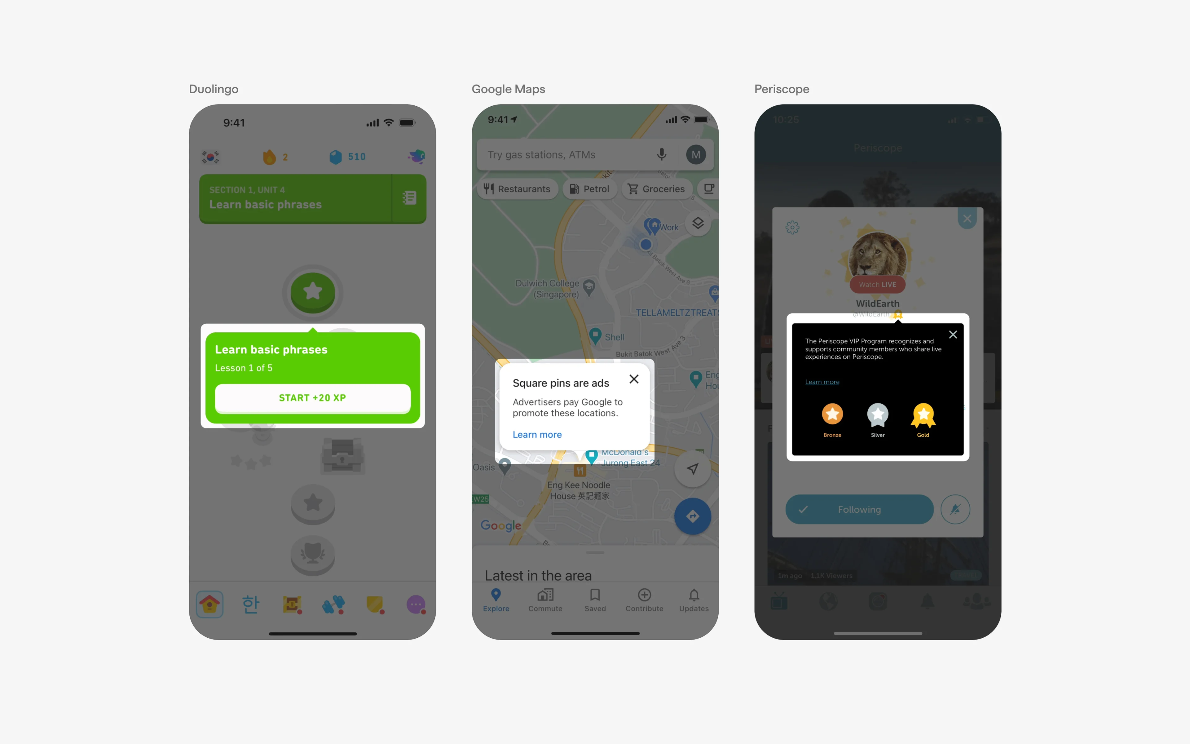 Tooltip UI Design: Best practices, Design variants & Examples | Mobbin