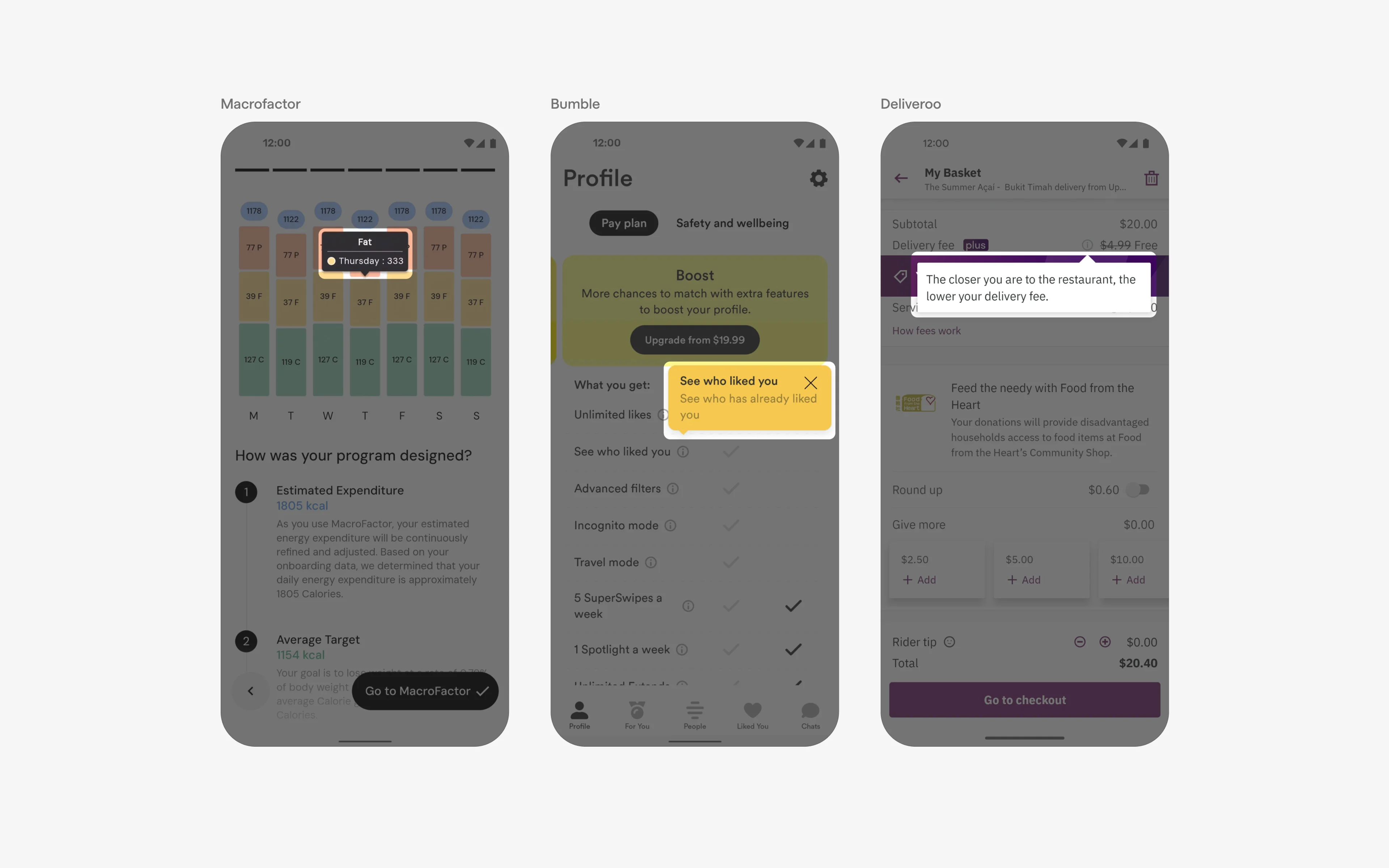 Tooltip UI Design: Best practices, Design variants & Examples | Mobbin