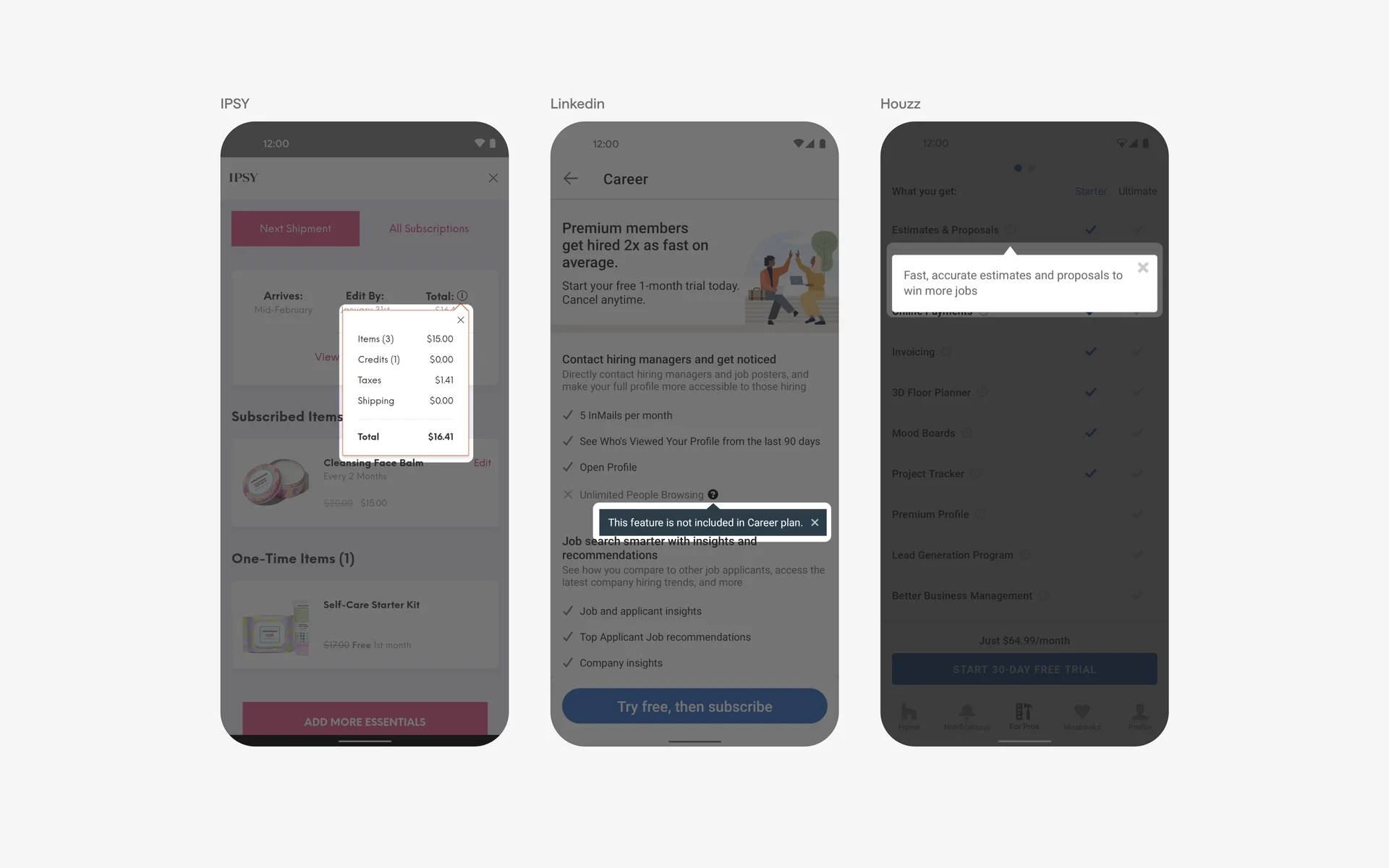 Tooltip UI Design: Best practices, Design variants & Examples | Mobbin