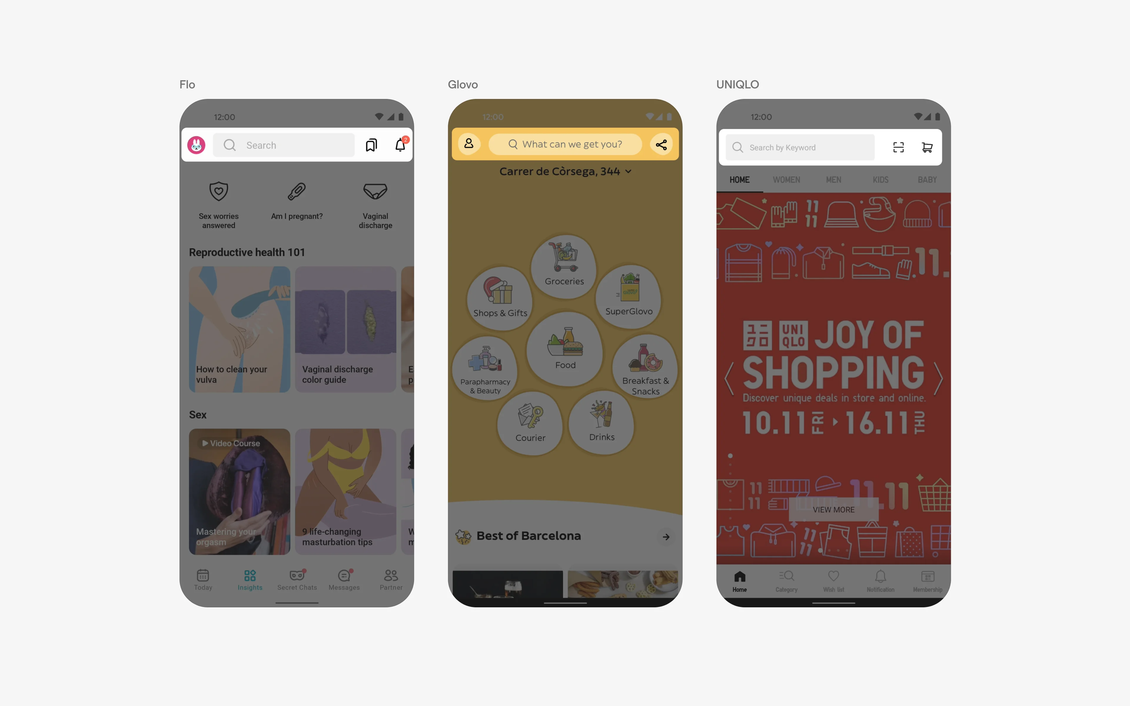 Top Navigation Bar UI Design: Best practices, Design variants ...